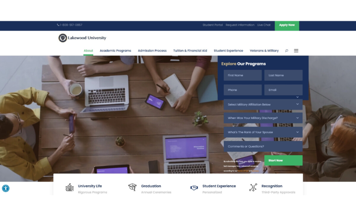 Lakewood University Website Design Analysis: A Seamless Experience for ...