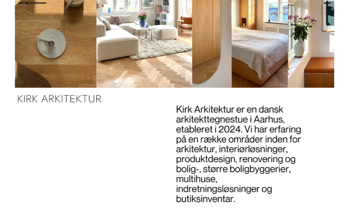 Kirk Arkitektur Website Design Analysis | DesignRush