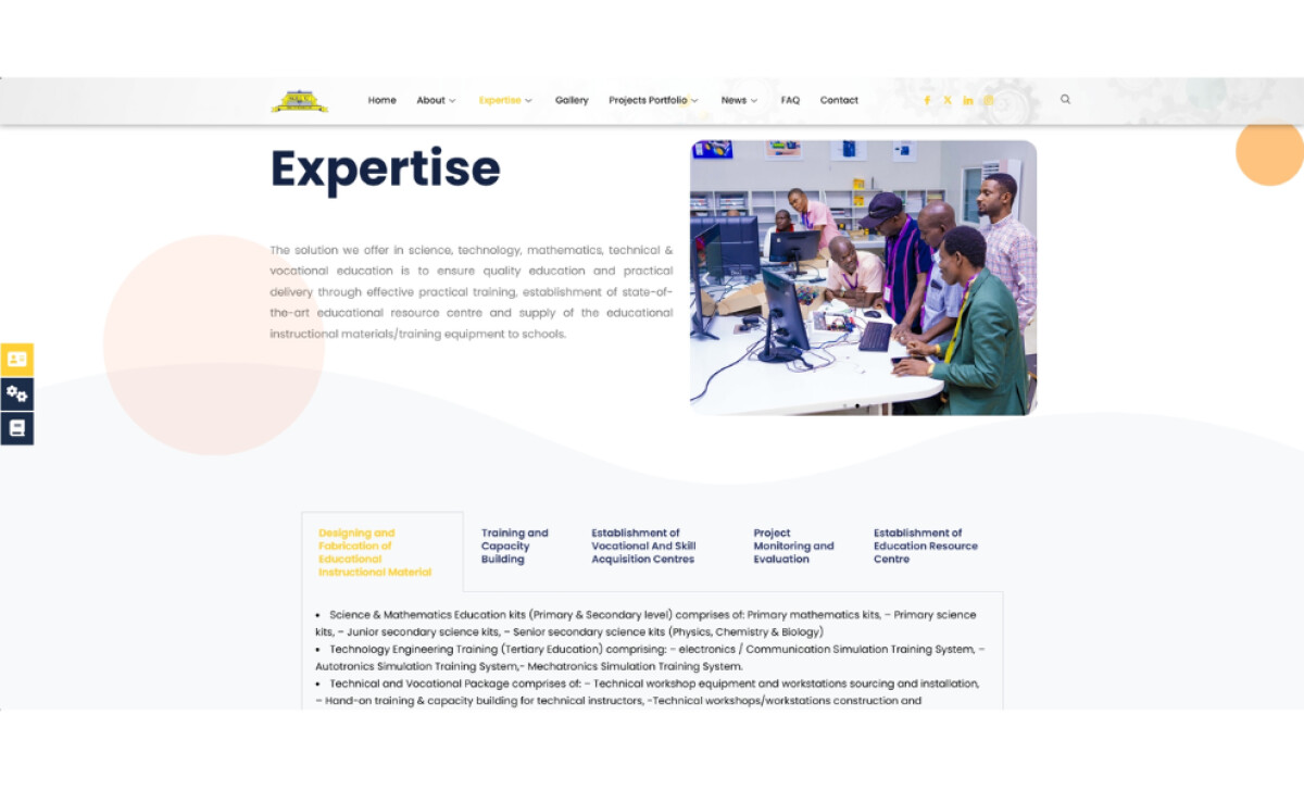 Skill "G" Nigeria Ltd. Website Design Analysis | DesignRush