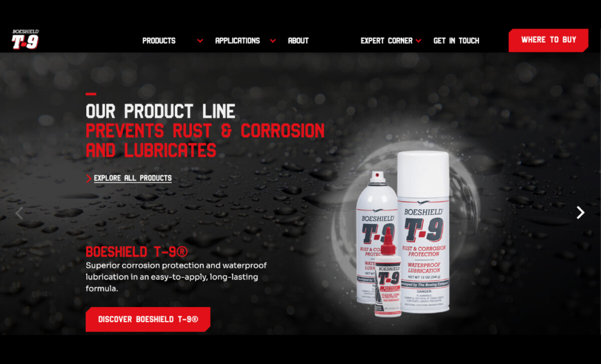 Boeshield T-9® Website Design Analysis | DesignRush