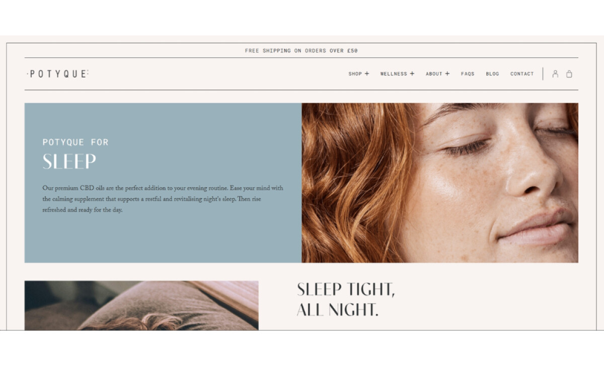 Potyque Website Design Analysis | DesignRush