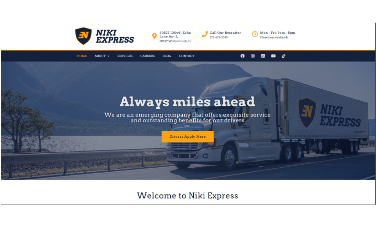 Niki Express Website Design Analysis | DesignRush
