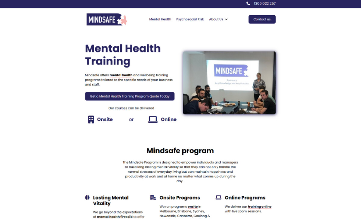 Mindsafe Website Design Analysis | DesignRush