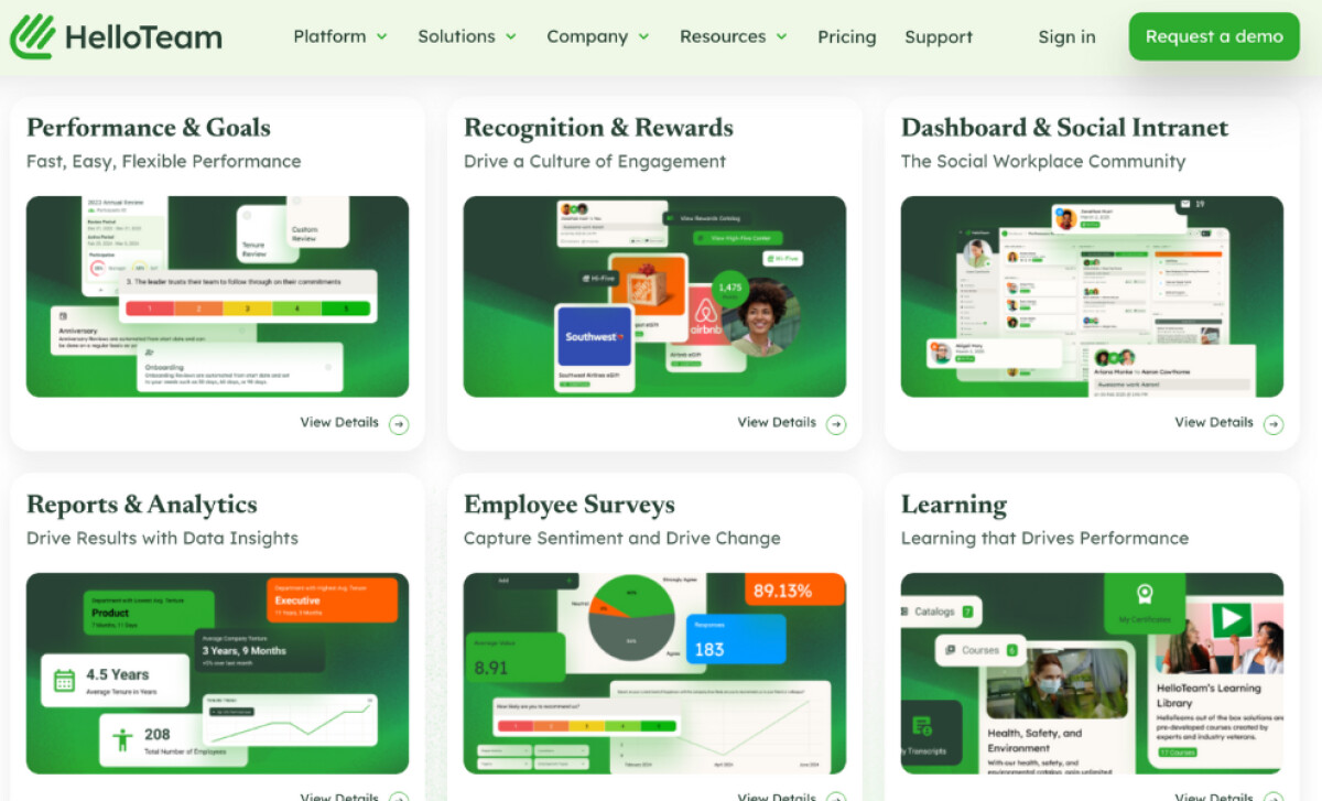 HelloTeam Website Design Analysis | DesignRush