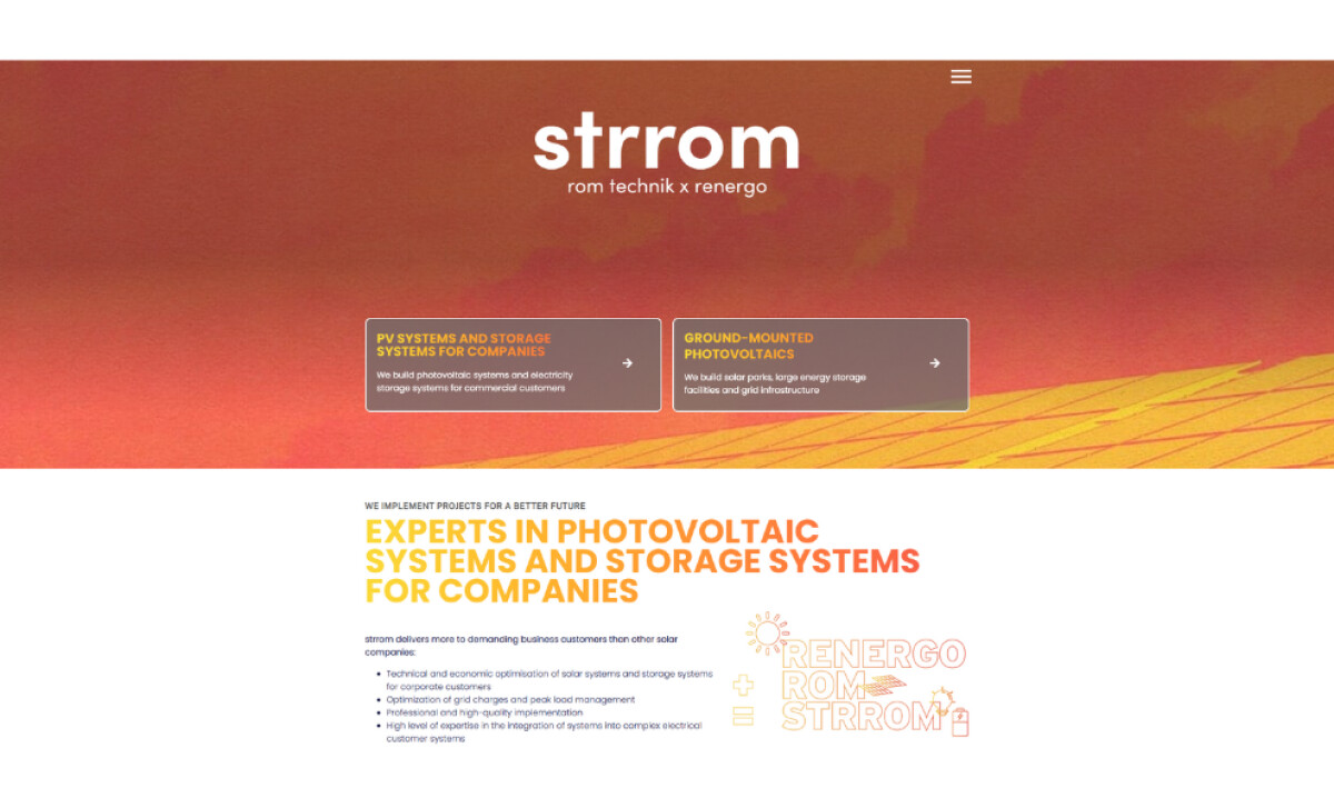 Strrom Website Design Analysis | DesignRush