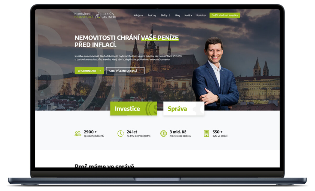 Bureš & partneři Website Design Analysis | DesignRush