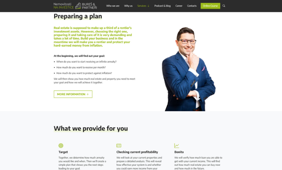 Bureš & partneři Website Design Analysis | DesignRush