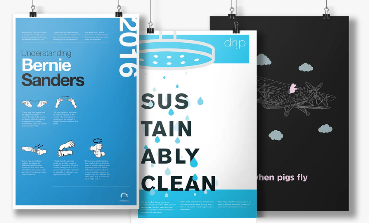 Understanding Bernie Sanders Print Design Analysis | DesignRush