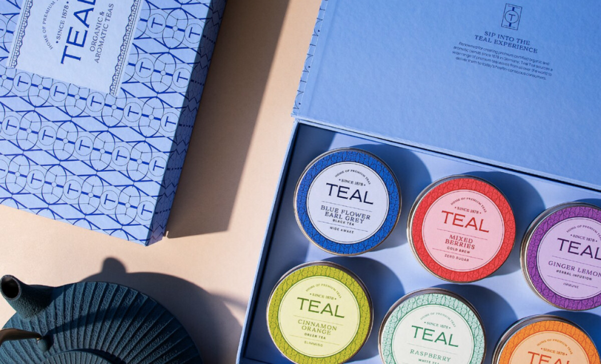 Teal Tea Packaging Design Analysis | DesignRush