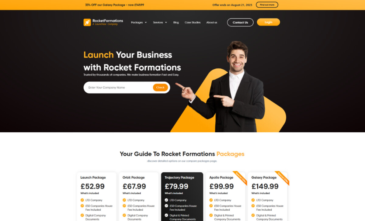 Rocket Formations Website Design Analysis | DesignRush