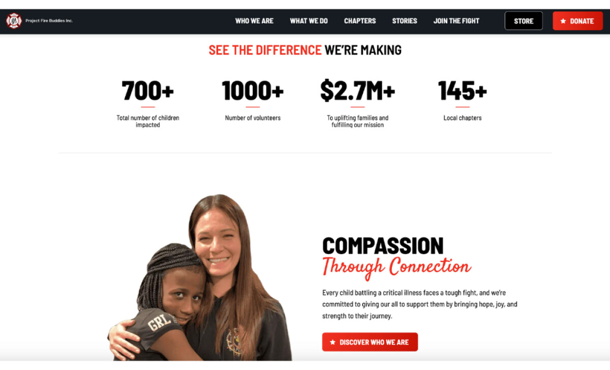 Project Fire Buddies Website Design Analysis | DesignRush