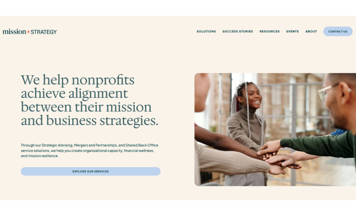 Mission + Strategy Website Design | DesignRush