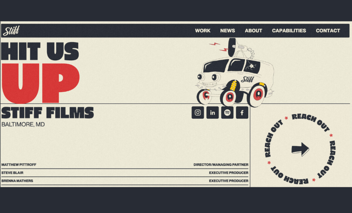 Working Stiff Films Website Design Analysis | DesignRush