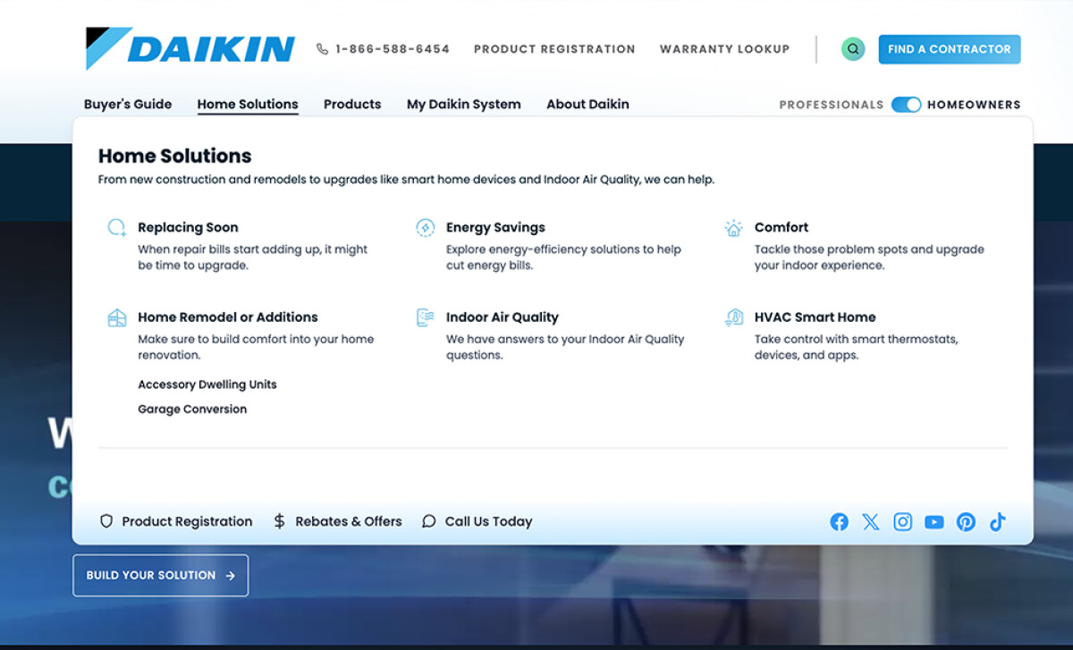Daikin Comfort Website Redesign Analysis | DesignRush