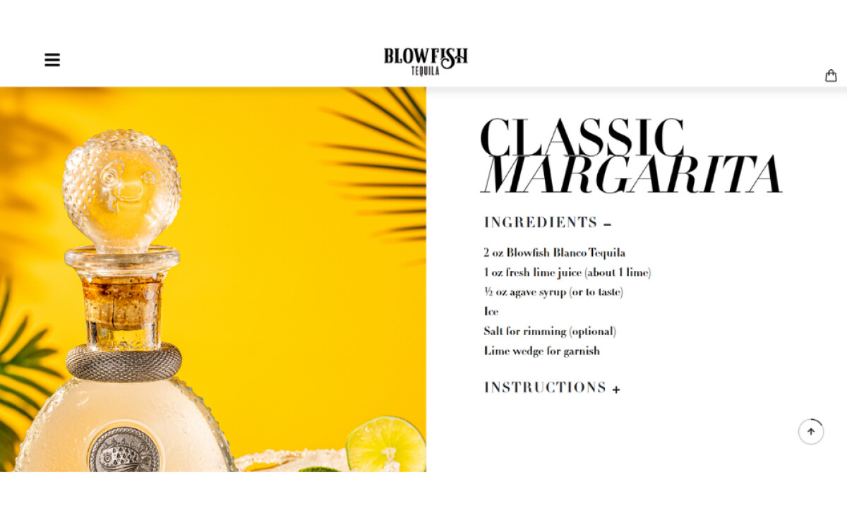 Blowfish Tequila Website Design | DesignRush