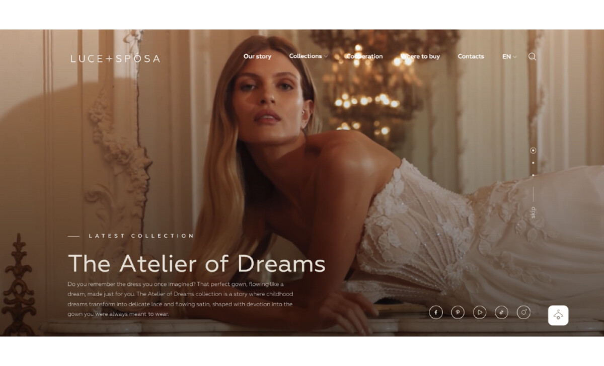 LuceSposa Website Design | DesignRush