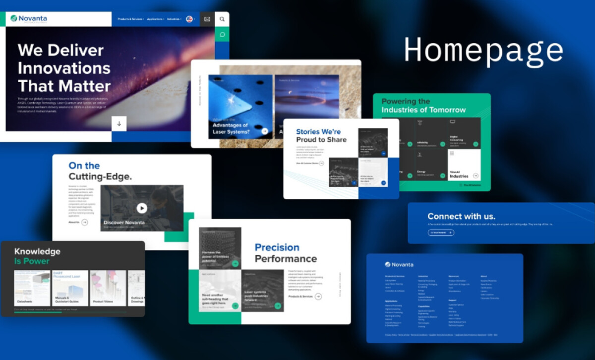 Novanta Photonics Website Design | DesignRush