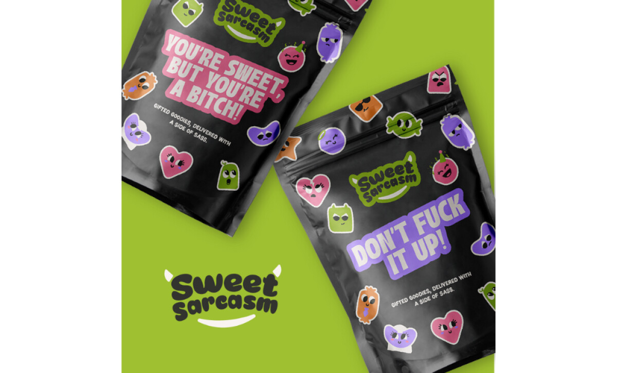 Sweet Sarcasm Packaging Design | DesignRush