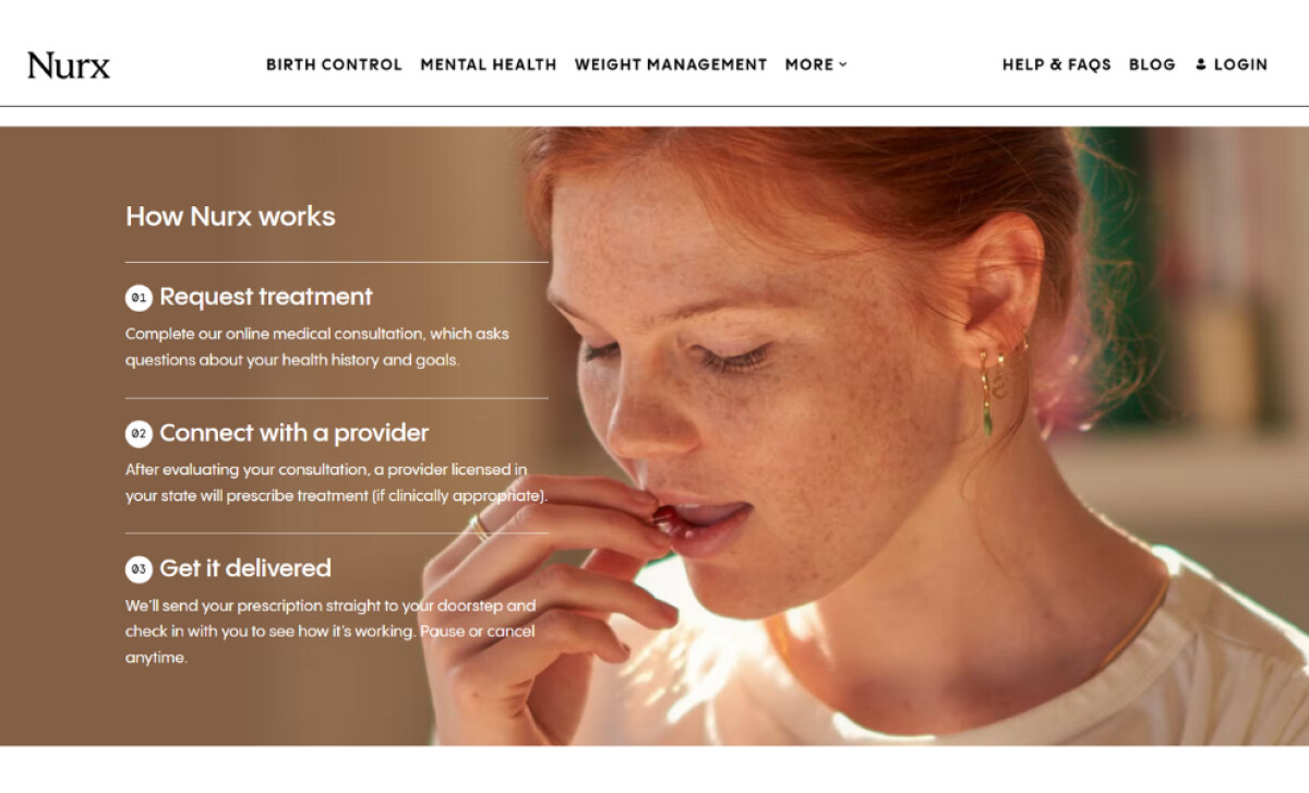 Nurx Website Design | DesignRush