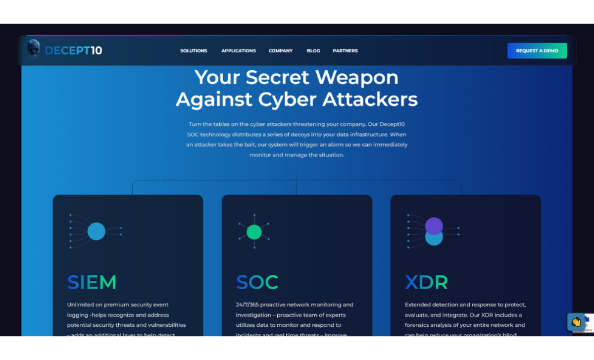 Decept10 Website Design | DesignRush