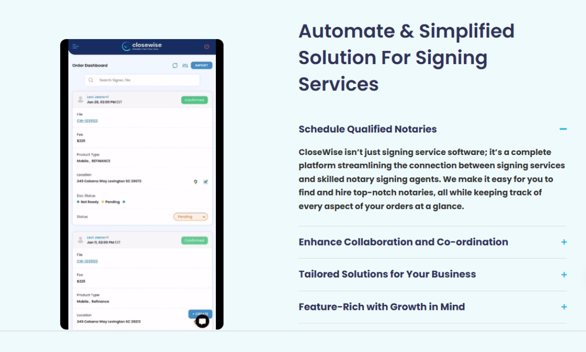 Closewise Website Design | DesignRush