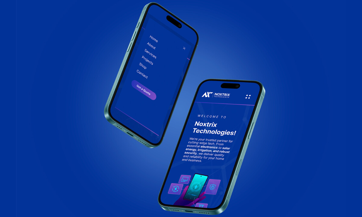 Noxtrix Technologies Website Design | DesignRush