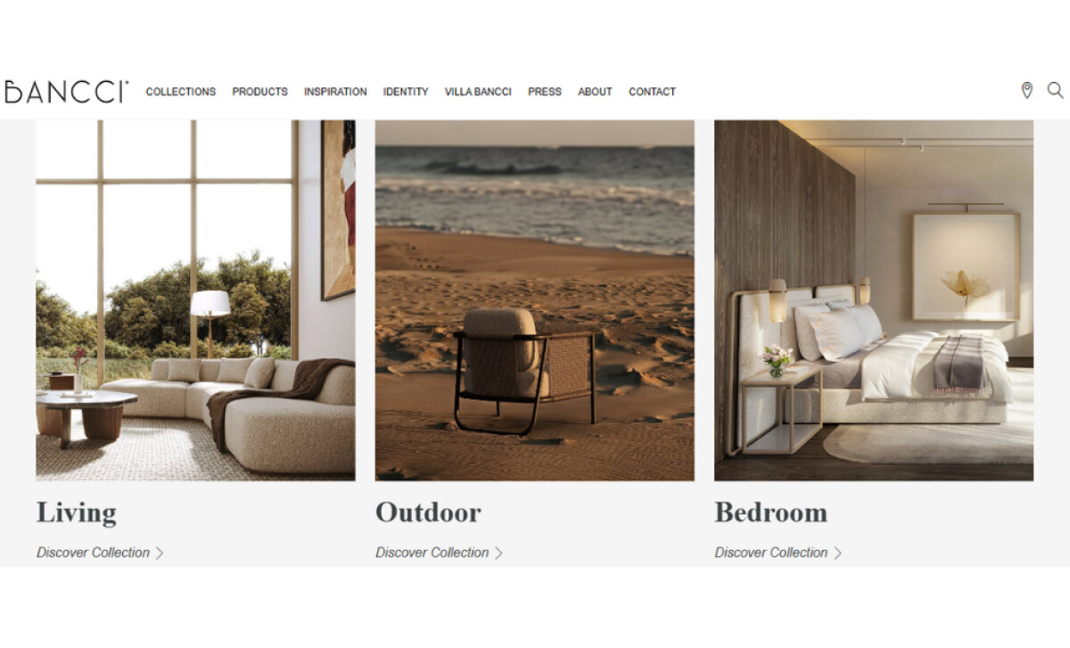 BANCCI Website Design | DesignRush