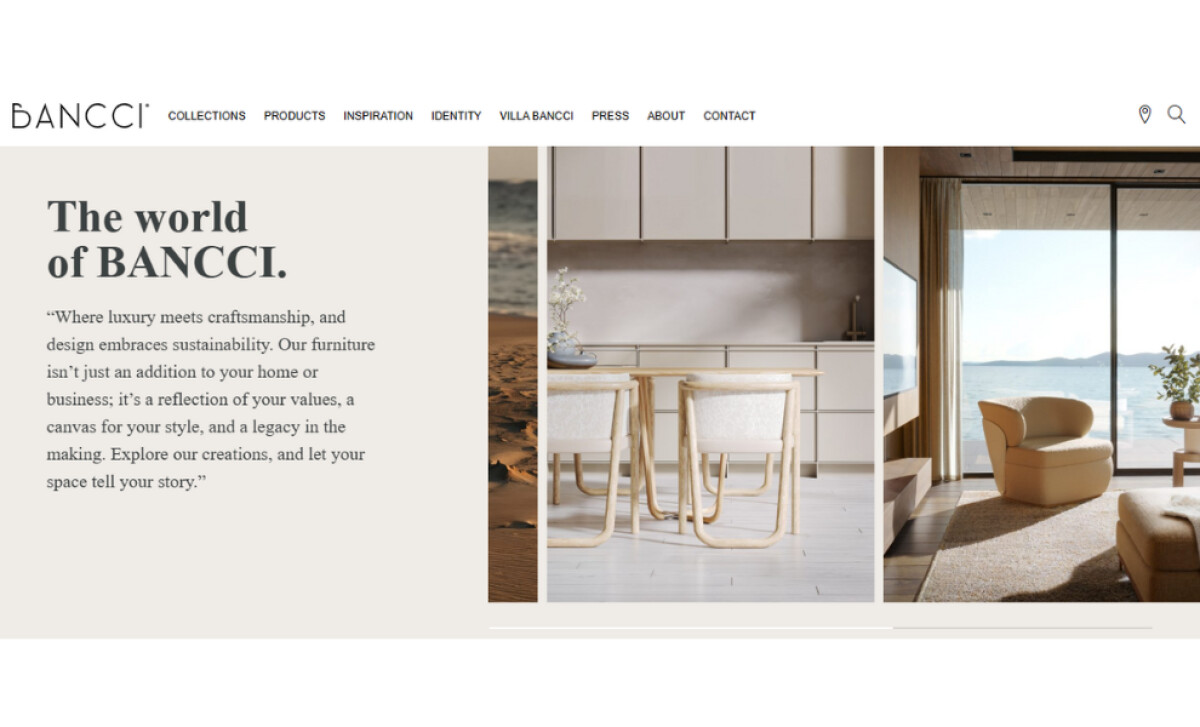 BANCCI Website Design | DesignRush