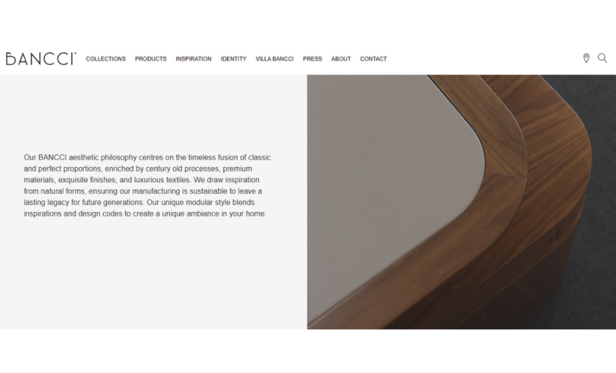 BANCCI Website Design | DesignRush