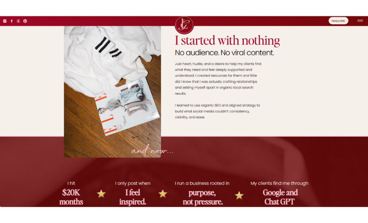 Lazy Girl Collective Website Design | DesignRush