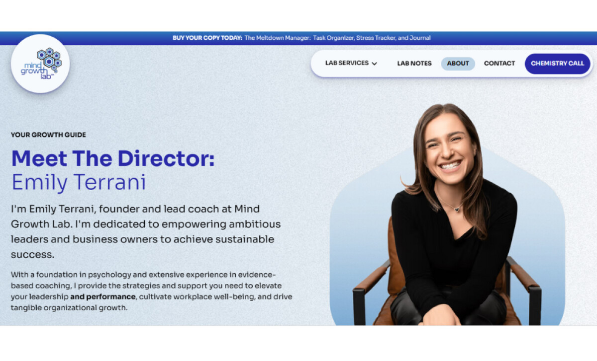 Mind Growth Lab Website Design | DesignRush