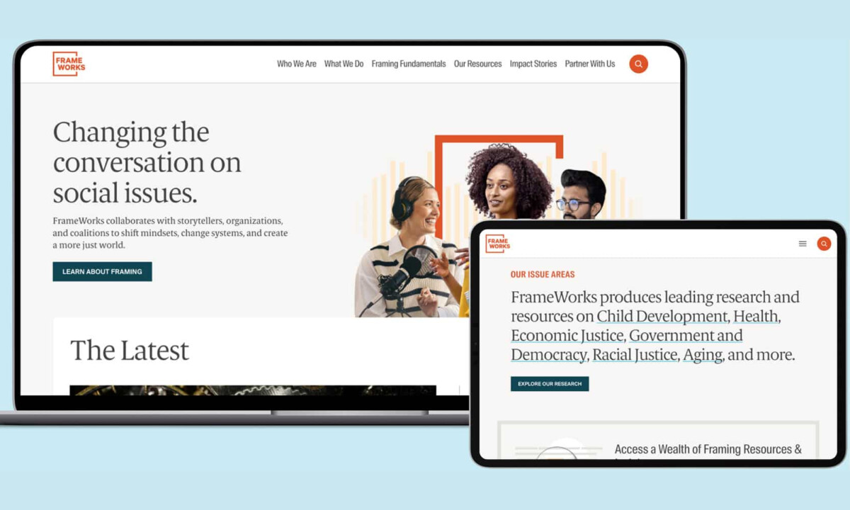 FrameWorks Institute Website Design | DesignRush
