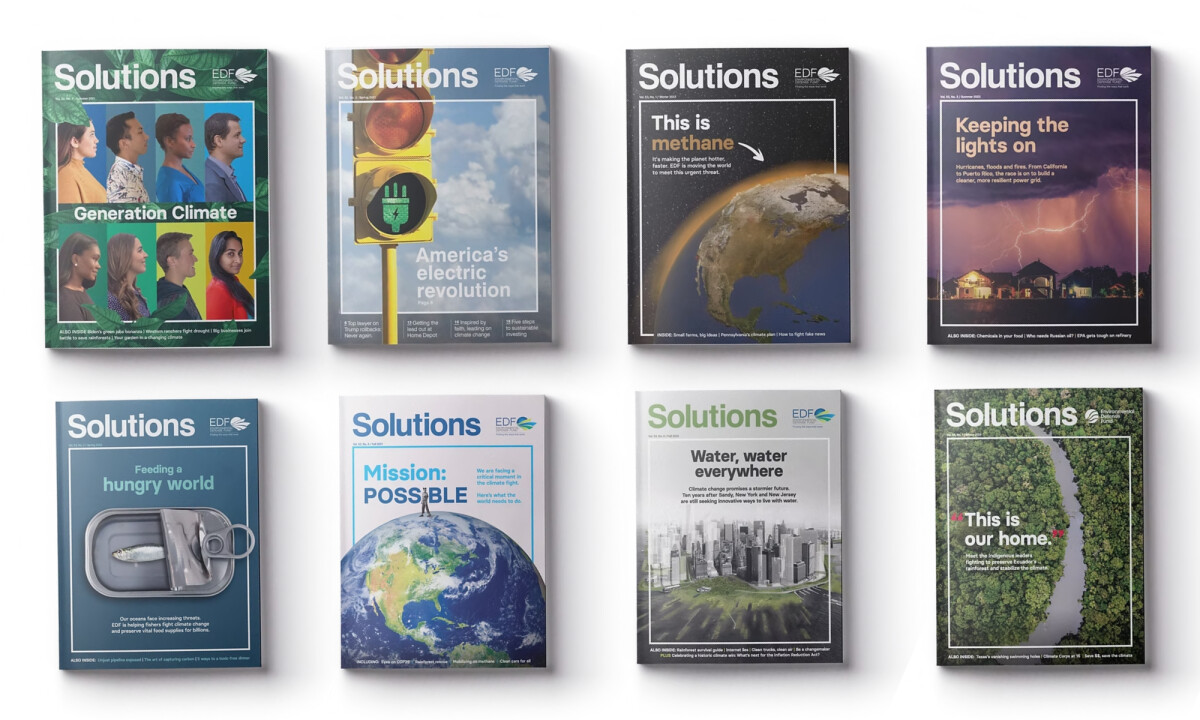 Environmental Defense Fund Print Design | DesignRush