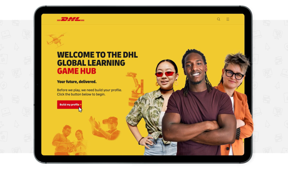 DHL Global Learning Game Hub Website Design | DesignRush