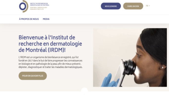 Montreal Dermatology Research Institute Website Design Analysis ...