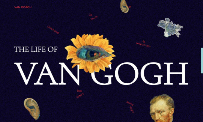 The life of Van Gogh Website Design Analysis | DesignRush