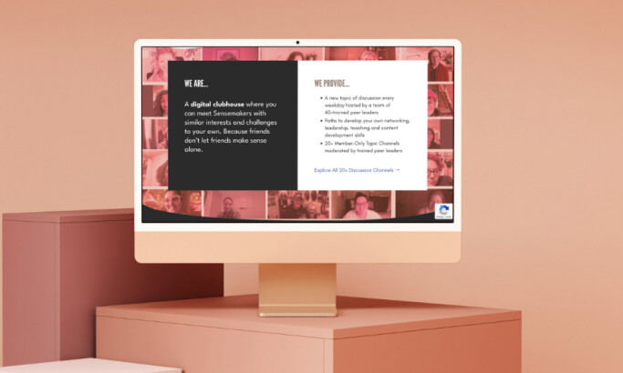 The Sensemakers Club Website Design Analysis | DesignRush