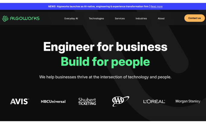 Algoworks Website Design Analysis | DesignRush