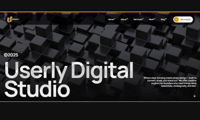 Userly Digital Studio Website Design Analysis | DesignRush