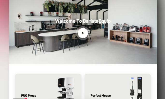 Barista Equip Australia Website Design | DesignRush