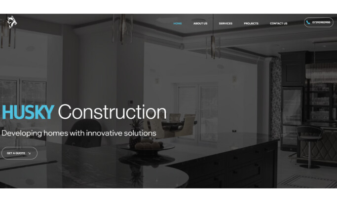 Husky Construction Website Design | DesignRush