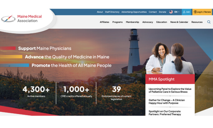 Maine Medical Association Website Design Analysis | DesignRush