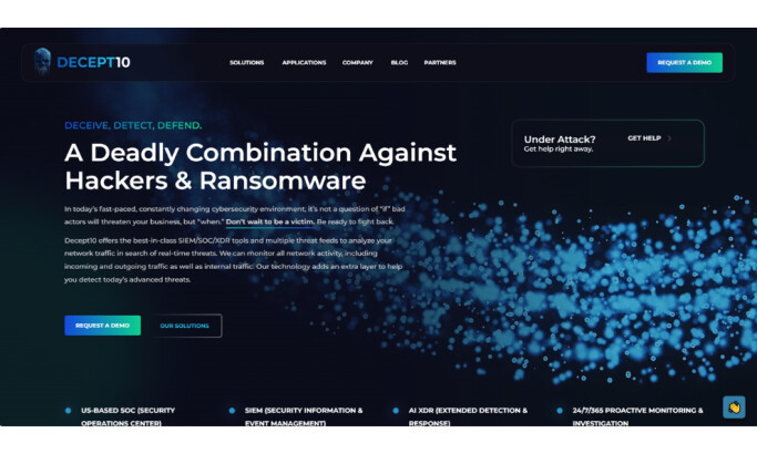 Decept10 Website Design | DesignRush