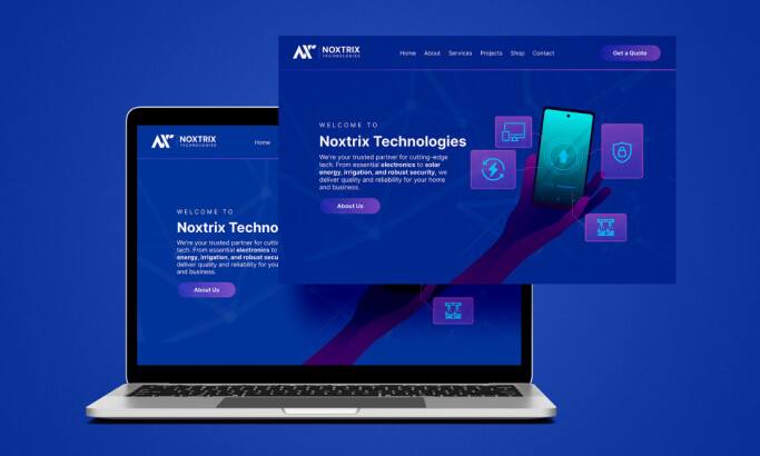 Noxtrix Technologies Website Design | DesignRush