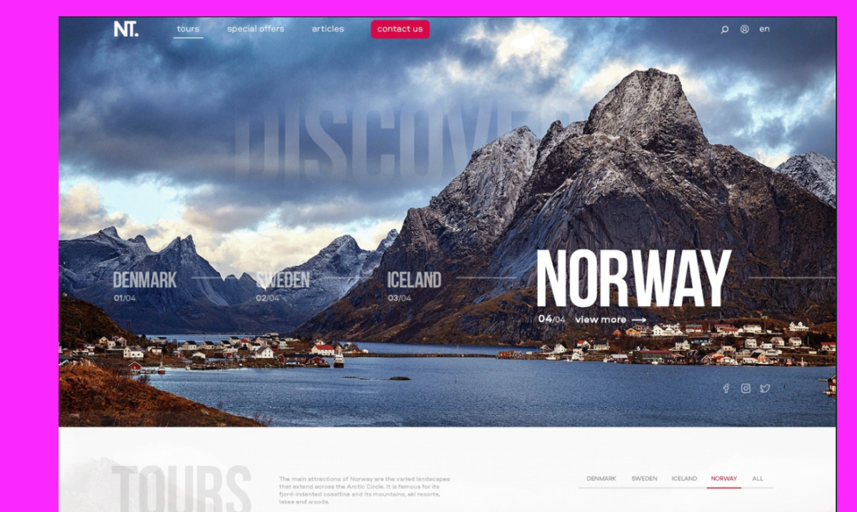 NT Tourism | Web Design