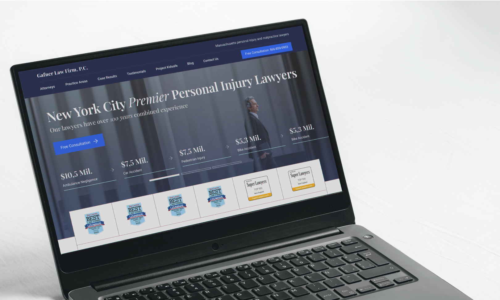 Gafner Law | Website Development