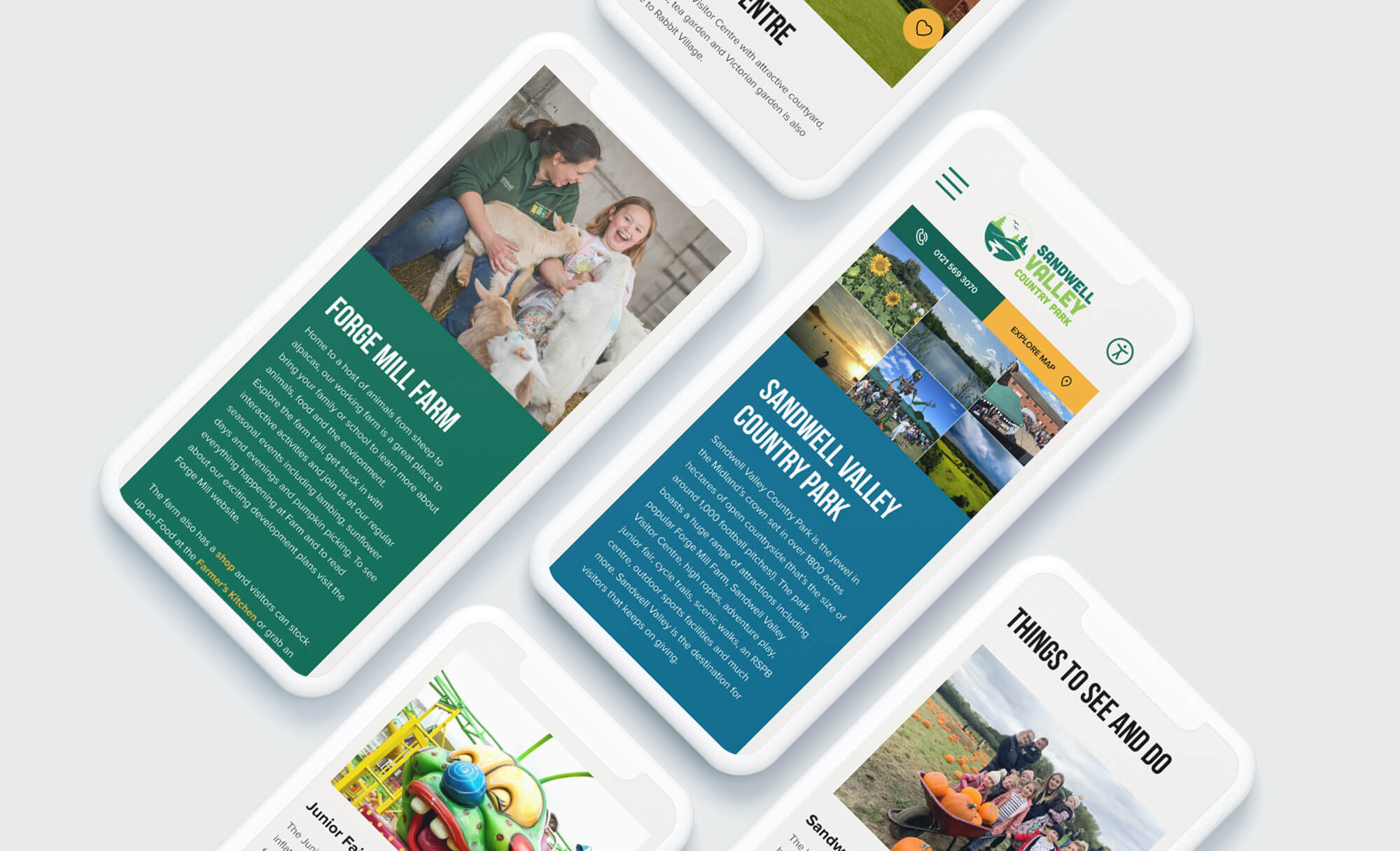 Sandwell Valley Country Park | Website Development