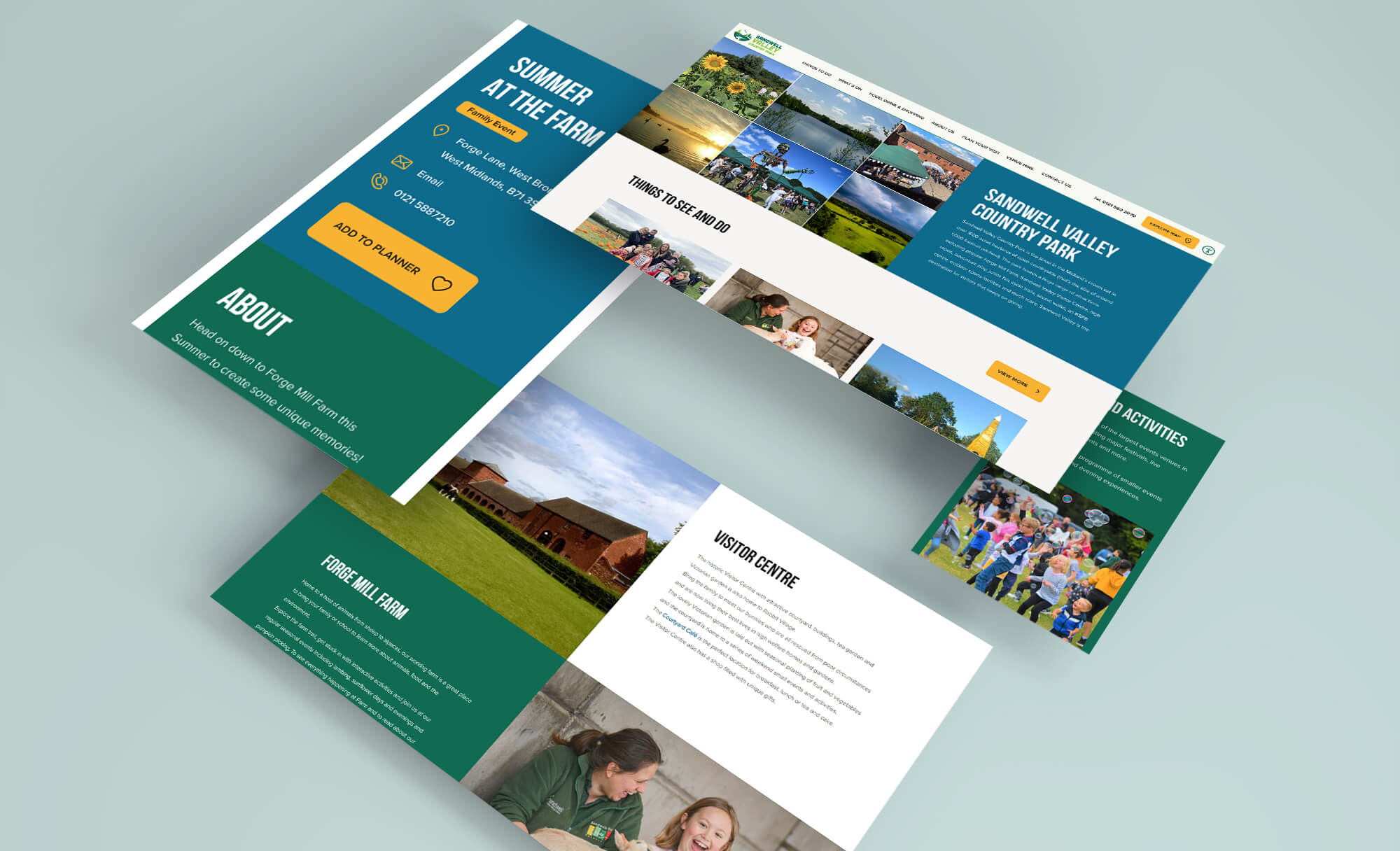 Sandwell Valley Country Park | Website Development