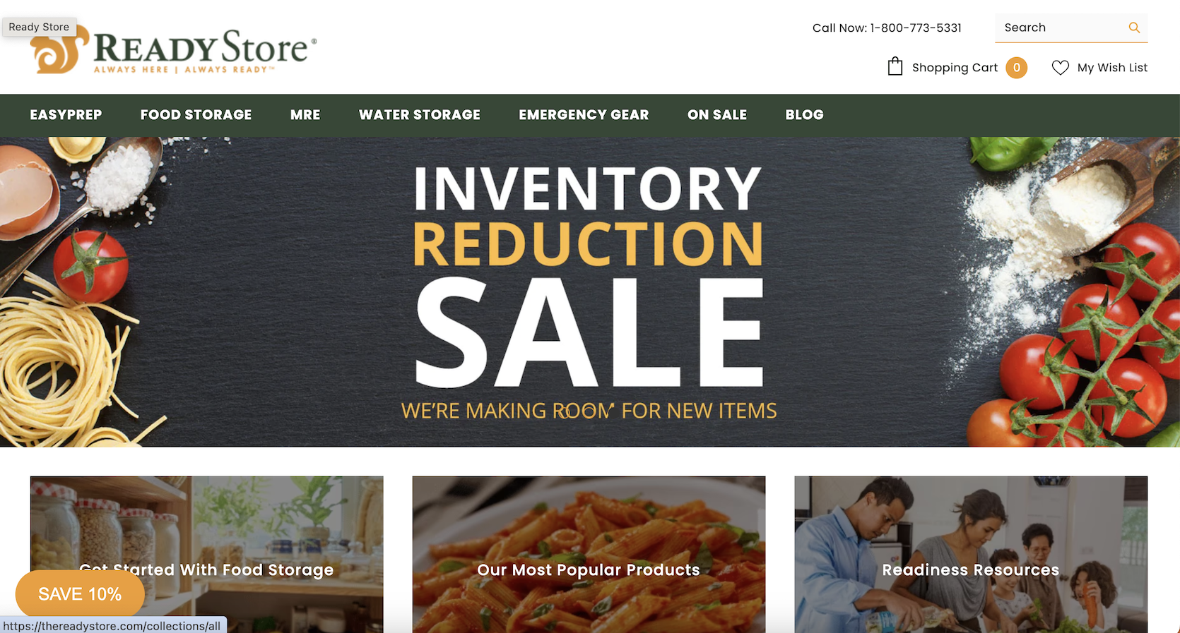 Ready Store | Web Design