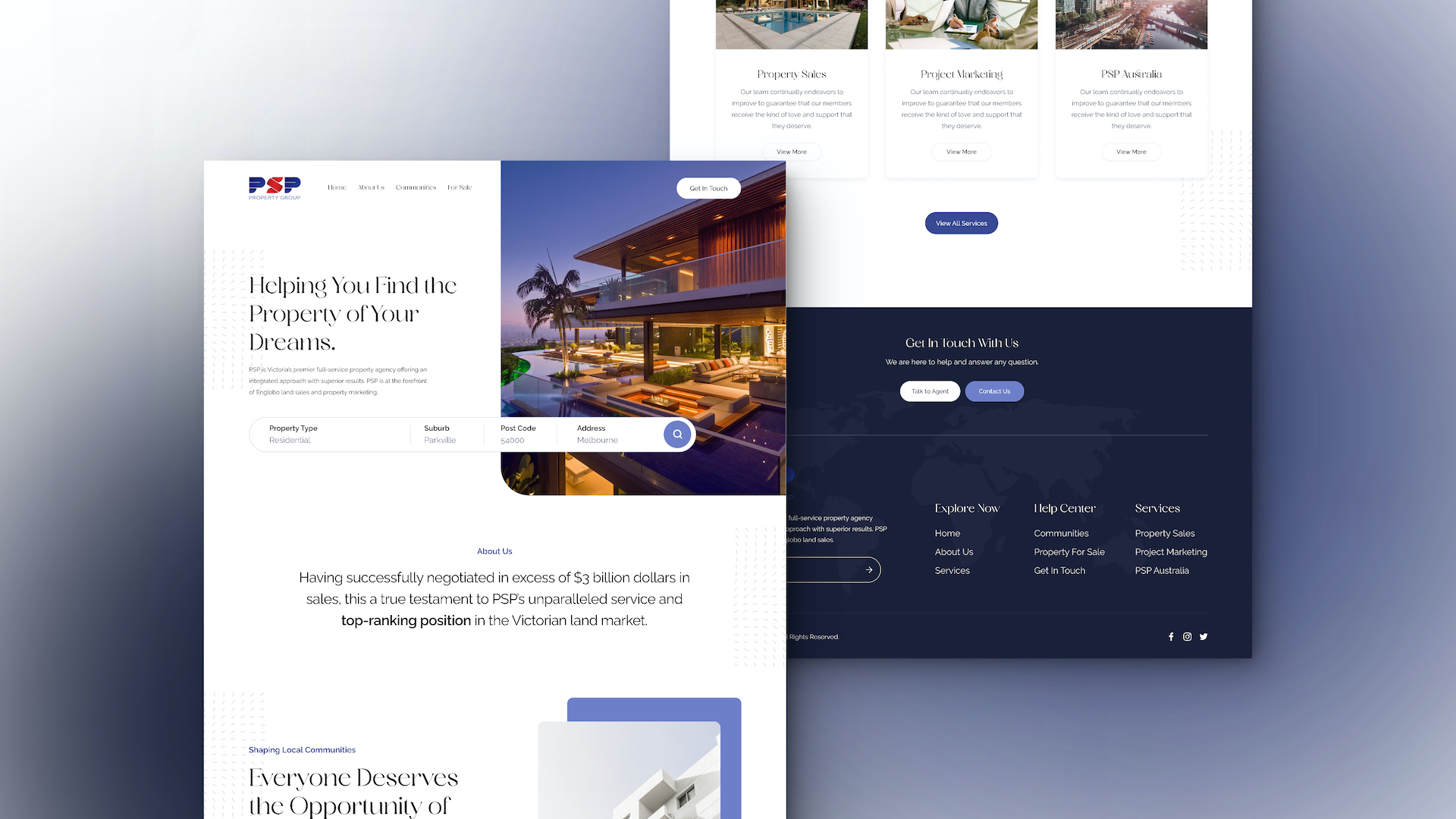 PSP Property | Web Design